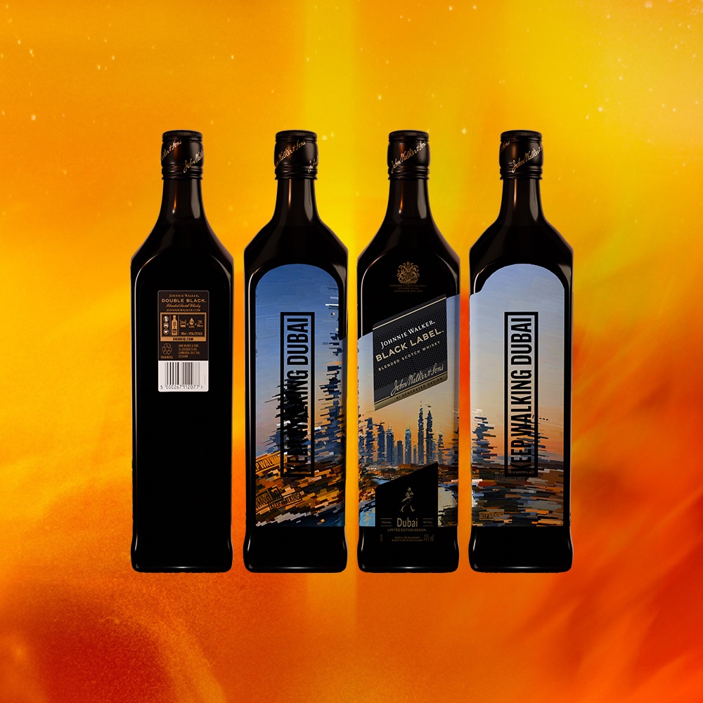 Johnnie Walker partners with Dubai Duty Free to launch ‘1 of 1 design’ campaign – Global Travel ...